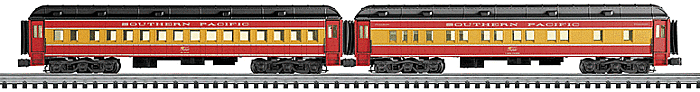 K-Line - Gold Line(tm) 15" Heavyweight Passenger Car 2-Pac - Southern ...