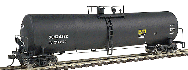 Walthers - Gold Line(TM) 23,000 Gallon Funnel-Flow Tank Car - Single Car - Ready to Run - Shell ...