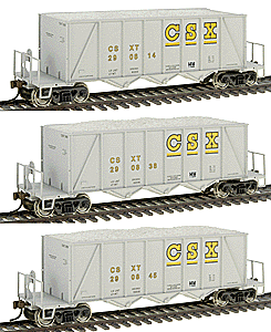 Walthers - Gold Line(TM) 40' Ortner 100-Ton Open Aggregate Hopper Ready ...