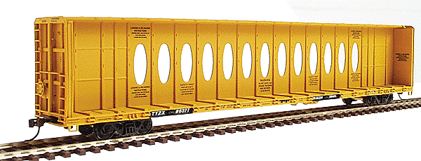 Walthers - Gold Line(TM) 72' Centerbeam Flatcar Ready to Run - Trailer ...