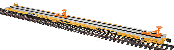 Walthers - Gold Line(TM) All-Purpose 89' Flatcar w/P-S Hitches - Ready to Run - Trailer Train ...