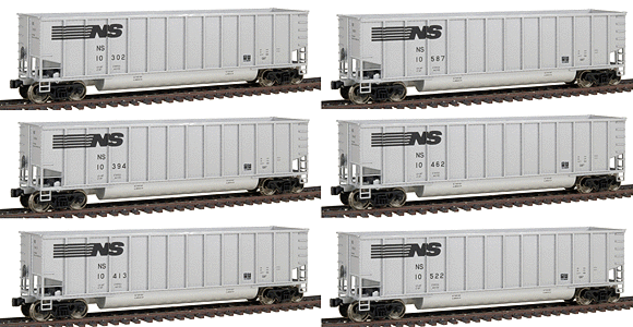 Walthers - Gold Line(TM) Bethgon Coalporter Gondola 6-Pack Ready to Run ...