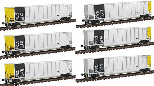 Walthers - Gold Line(TM) Bethgon Coalporter Gondola Ready to Run 6-Pack ...