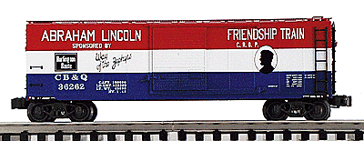 K-Line - Gold Line(tm) Boxcar - Chicago, Burlington & Quincy - Abraham ...