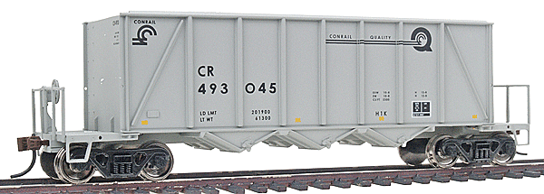 Walthers - Gold Line(TM) Ortner 40' 100-Ton Open Aggregate Hopper - Ready-to-Run - Conrail - 932 ...