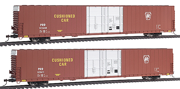 Walthers - Gold Line(TM) Pullman-Standard 86' Hi-Cube 4-Door Boxcar Ready to Run 2-Pack ...