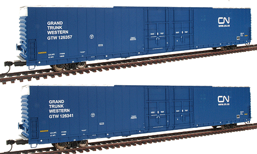Walthers - Gold Line(TM) Pullman-Standard 86' Hi-Cube 4-Door Boxcar Ready to Run 2-Pack - Grand ...