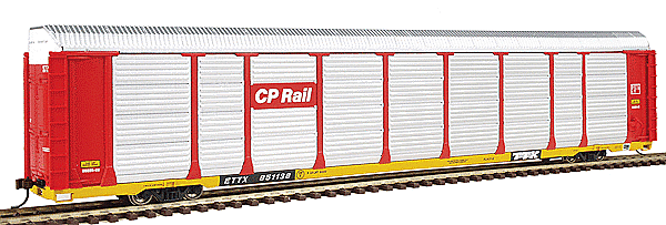 Walthers - Gold Line(TM) Tri-Level Enclosed Auto Carrier - Assembled - CP Rail - 932-4872