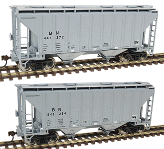 Walthers - Gold Line(TM) Trinity 2-Bay Cement Hopper - Assembled ...