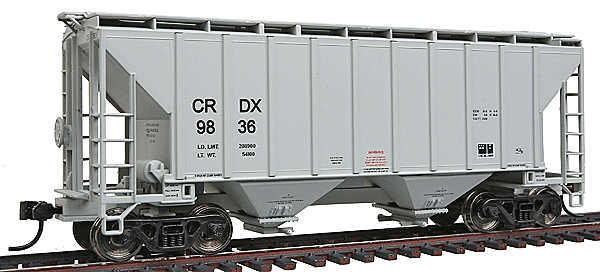 Walthers - Gold Line(TM) Trinity 2-Bay Cement Service Covered Hopper ...