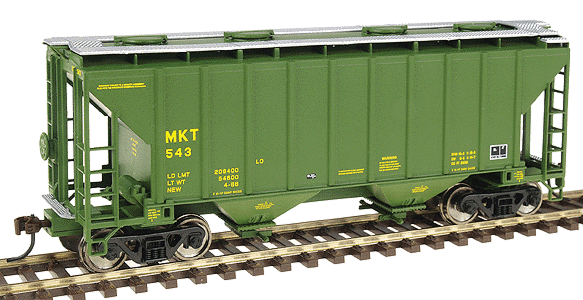 Walthers - Gold Line(TM) Trinity 2-Bay Cement Service Covered Hopper ...