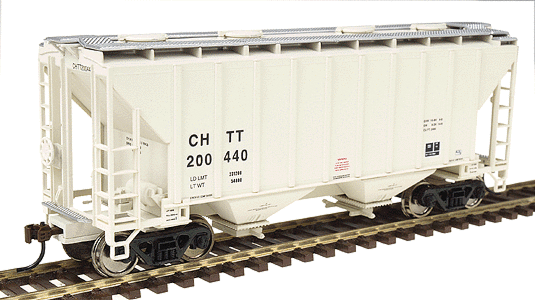 Walthers - Gold Line(TM) Trinity 2-Bay Cement Service Covered Hopper ...
