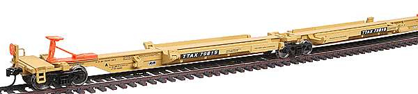 Walthers - Gold Line(TM) Trinity Five-Unit 48' Spine Car Assembled ...