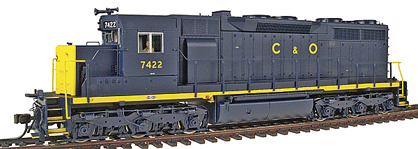 Atlas - Gold Series Diesel EMD SD35 w/Low-Nose - Powered w/Sound & DCC - Chesapeake & Ohio #7422 ...