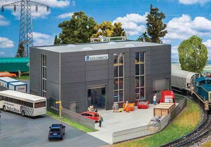 Faller - Goldbeck Modular Modern Industrial Building - Kit - 10 x 6 x 4 ...