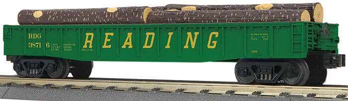 MTH - Gondola w/Log Load - 3-Rail - Ready to Run - RailKing(R ...