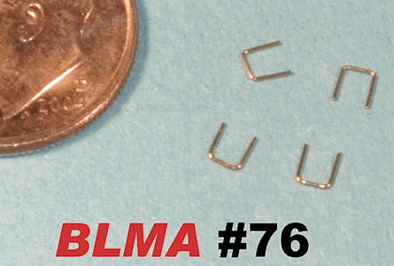 BLMA - Grab Irons - Straight pkg(20) - 176-76