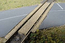 GCLaser - Grade Crossing pkg(2) - Straight - Fits Code 100 Rail - 292-1271