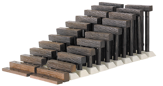 K-Line - Graduated Trestle Set - Raise Track Up To 6" High - 401-41811