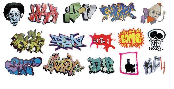 T2 Decals - Graffiti Decals - Set #12 - 721-HOGRAF012