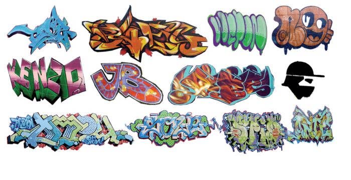 T2 Decals - Graffiti Decals - Set #21 - 721-HOGRAF021