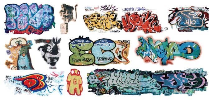 T2 Decals - Graffiti Decals - Set #32 - 721-HOGRAF032