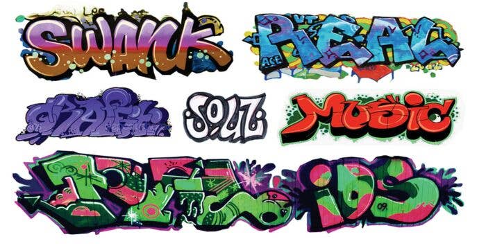 T2 Decals - Graffiti Decals - Set #41 - 721-HOGRAF041