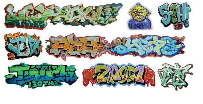 T2 Decals - Graffiti Decals - Set #20 - 721-NSGRAF020
