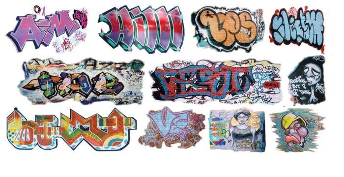 T2 Decals - Graffiti Decals - Set #34 - 721-NSGRAF034