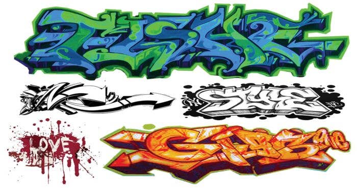 T2 Decals - Graffiti Decals - Set #45 - 721-NSGRAF045