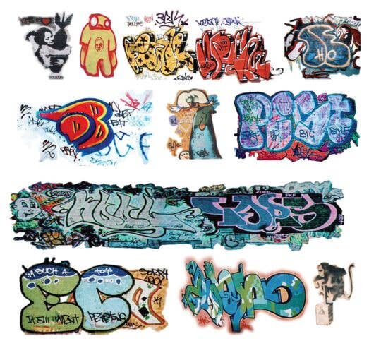 T2 Decals - Graffiti Decals - Set #4 - 721-OSGRAF004