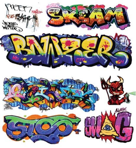 T2 Decals - Graffiti Decals - Set #11 - 721-OSGRAF011