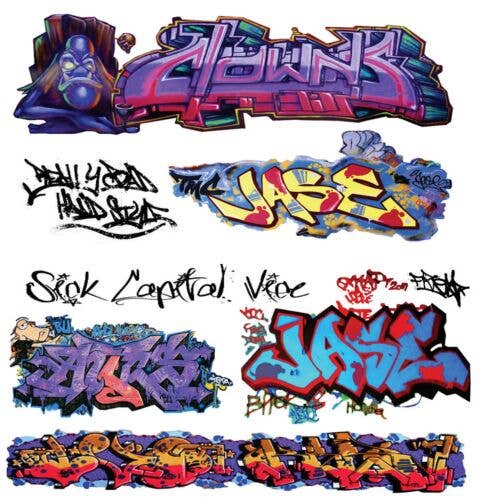 T2 Decals - Graffiti Decals - Set #14 - 721-OSGRAF014