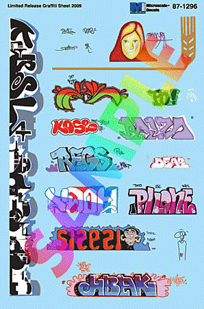 Microscale - Graffiti Sheet - Limited Edition - 460-871296