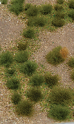 JTT - Grassland Mat (Earth Base w/Grassy Tufts) - 5 x 7" 12.7 x 17.8cm ...