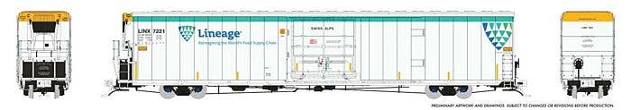 Rapido - Greenbrier 72' IL 7780 Mechanical Reefer - Ready to Run ...
