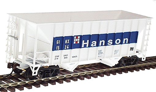 Walthers - Greenville 100-Ton 2-Bay Hopper (Ready to Run) - Hanson ...