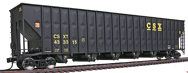 Walthers - Greenville 7,000 Cubic Foot Wood Chip Hopper - Ready to Run ...