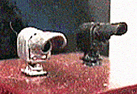 NJ Intl - Ground Drawf Signals - Pair - Silver w/Red LED - 525-1290