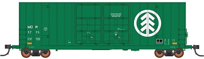 Intermount - Gunderson 50' Hi-Cube Double-Plug-Door Boxcar Modern Ends ...