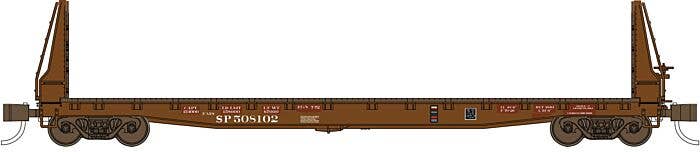 Whl o Time - Gunderson 70-Ton 53'6" Welded Fish Belly Bulkhead Flatcar ...