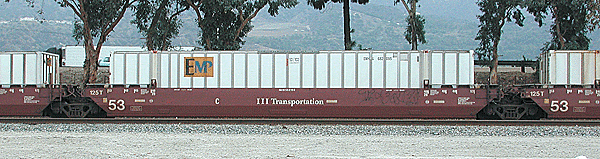 Deluxe - Gunderson Maxi-Stack IV 3-Unit Intermodal Well Car - Ready to Run - AOK III ...