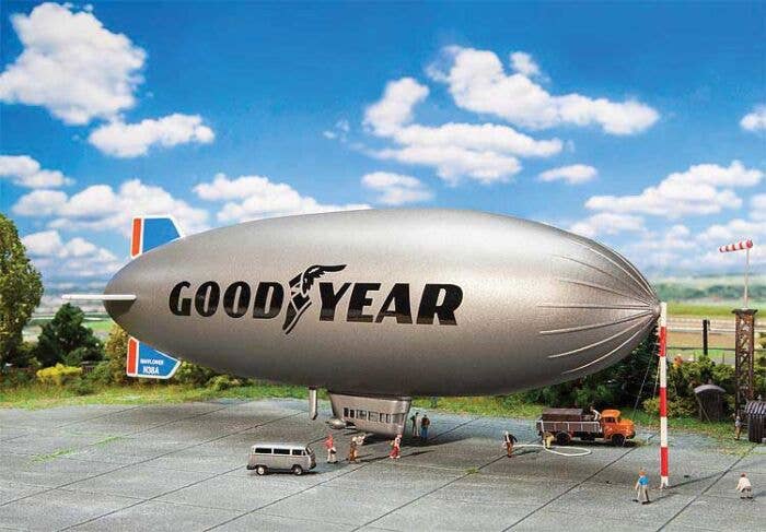Faller - GZ-20a Blimp Airship - Kit - Goodyear (silver, blue, black ...