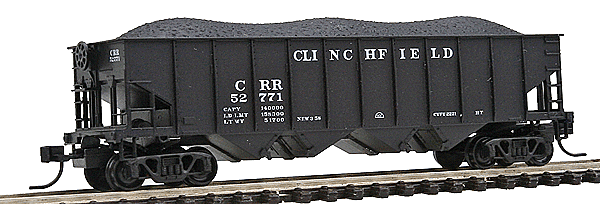 Bowser - H-21a 70-Ton 4-Bay Hopper - Clinchfield - 6-37429