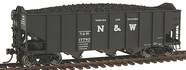 BLI - H2a Hopper w/17" Lettering 6-Pack - Norfolk & Western (E) - 187-1804
