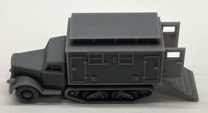 Phoenix Pr - Half-Track Ambulance - Kit - With Open Door Unpainted Cast ...