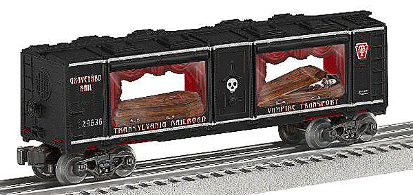 Lionel - Halloween Vampire Transport Mint Car - Ready to Run - 3-Rail ...