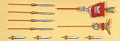 Preiser - Hand Weapons 1/25 Scale - For Romans - 590-50274