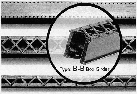 Cent Cal - Heavy Duty Laced Bridge Girders - Kit - 5-7/8" 14.9cm Long ...