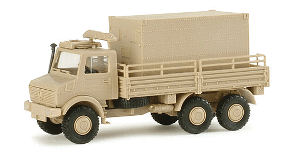 Herpa - Heavy Trucks - Unimog - Civilian Version 2450L 6x8 Flatbed ...